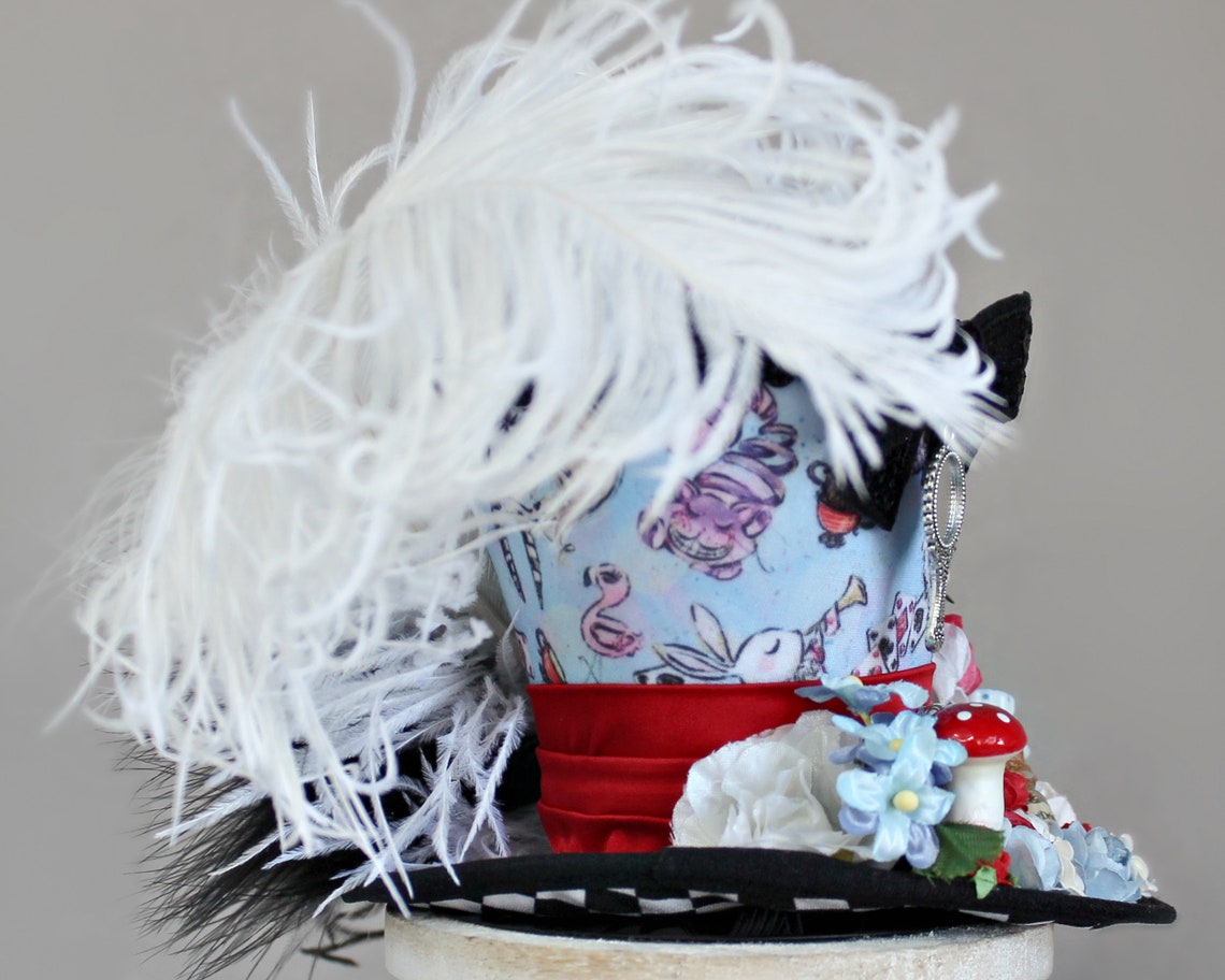 Alice Mini Top Hat Alice in Wonderland Mad Hatter Hat - Etsy Canada