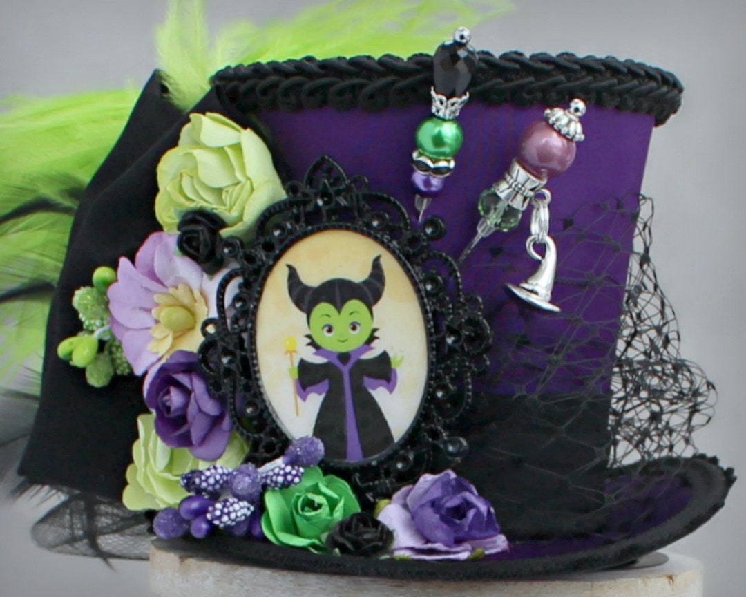 Evil Queen Mini Top Hat, Evil Queen Costume, Theme Parks Mini Hat ...