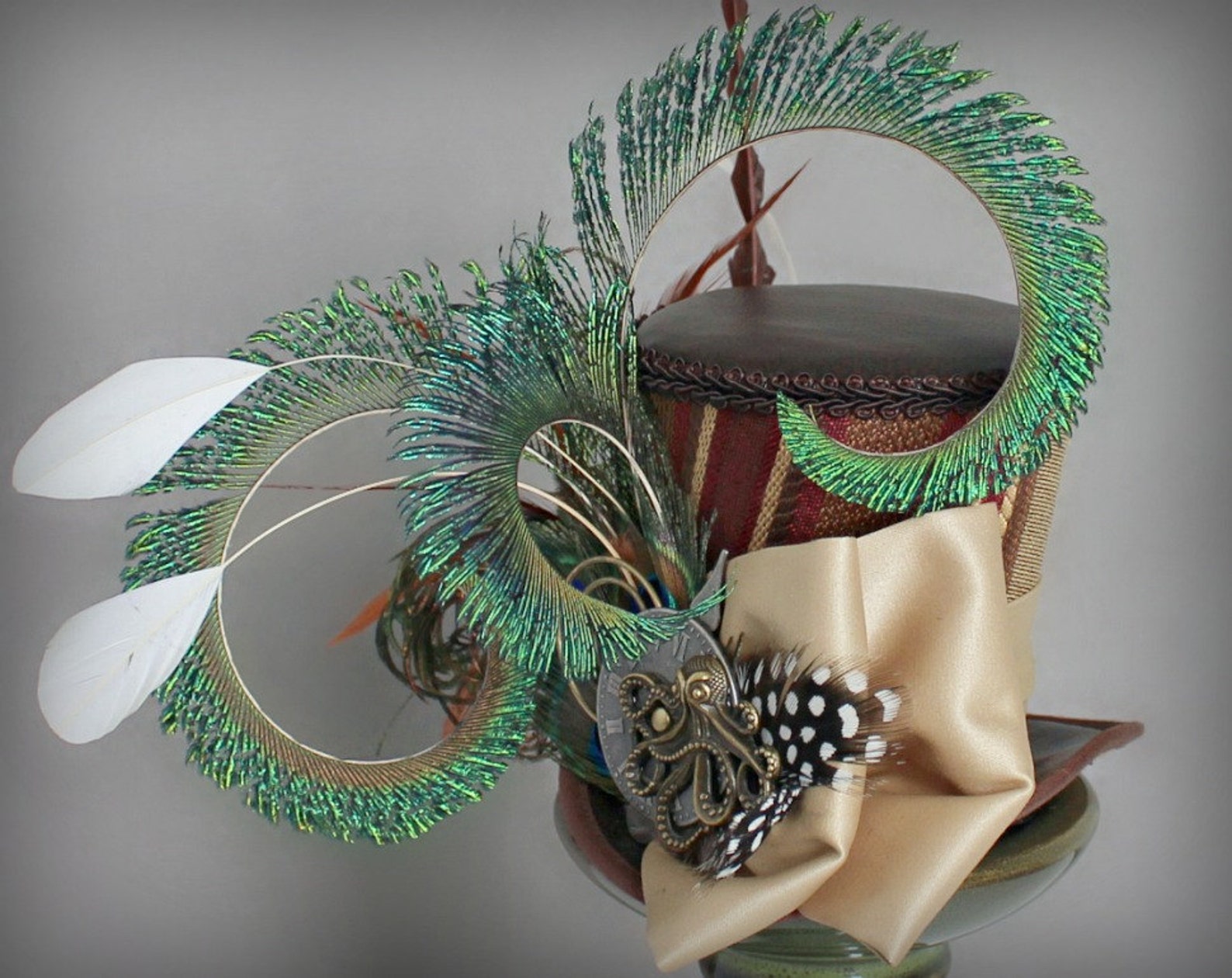 Steampunk Mini Top Hat Brown Top Hat Steampunk Cosplay - Etsy