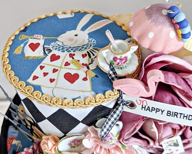 Alice Mini Top Hat Alice in Wonderland Mad Hatter Hat - Etsy