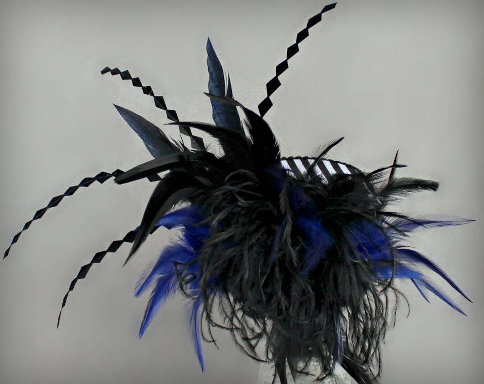 Zombie Mini Top Hat Macabre Hat Gothic Fascinator Day of | Etsy