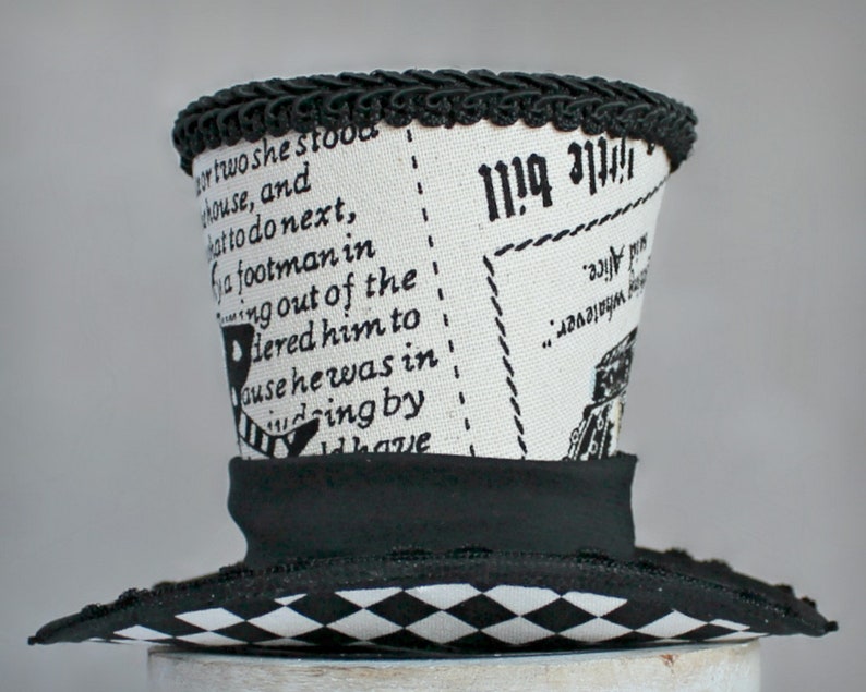 Alice Mini Top Hat Alice in Wonderland Mad Hatter Hat | Etsy Canada