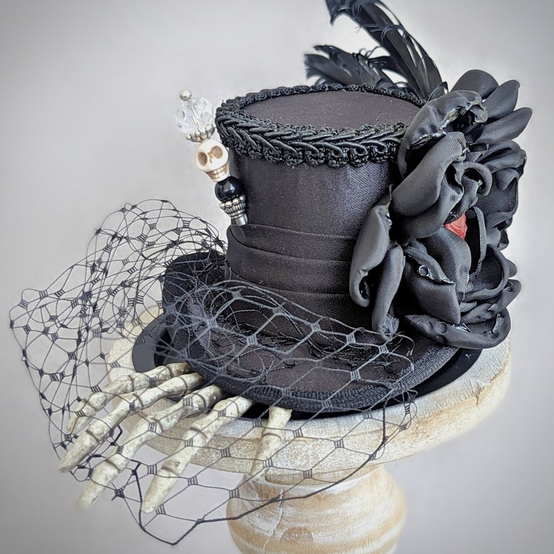 Gothic Mini Top Hat - Etsy