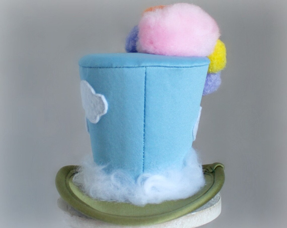 Up and Away Mini Top Hat Birthday Mini Top Hat Blue Mini Top - Etsy