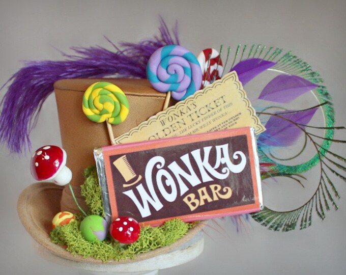 RESERVED for BAILEY, Candy Factory Mini Top Hat, Chocolate Candy ...