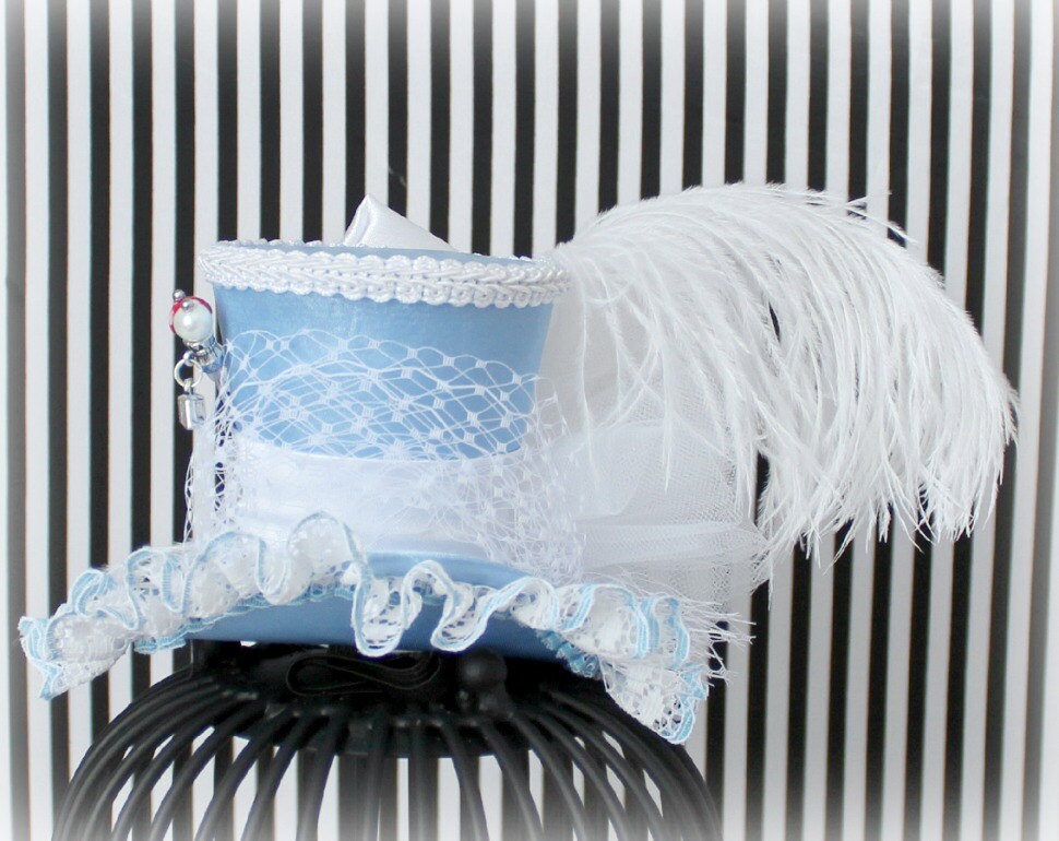 Alice Mini Top Hat Alice in Wonderland Mad Hatter Hat - Etsy