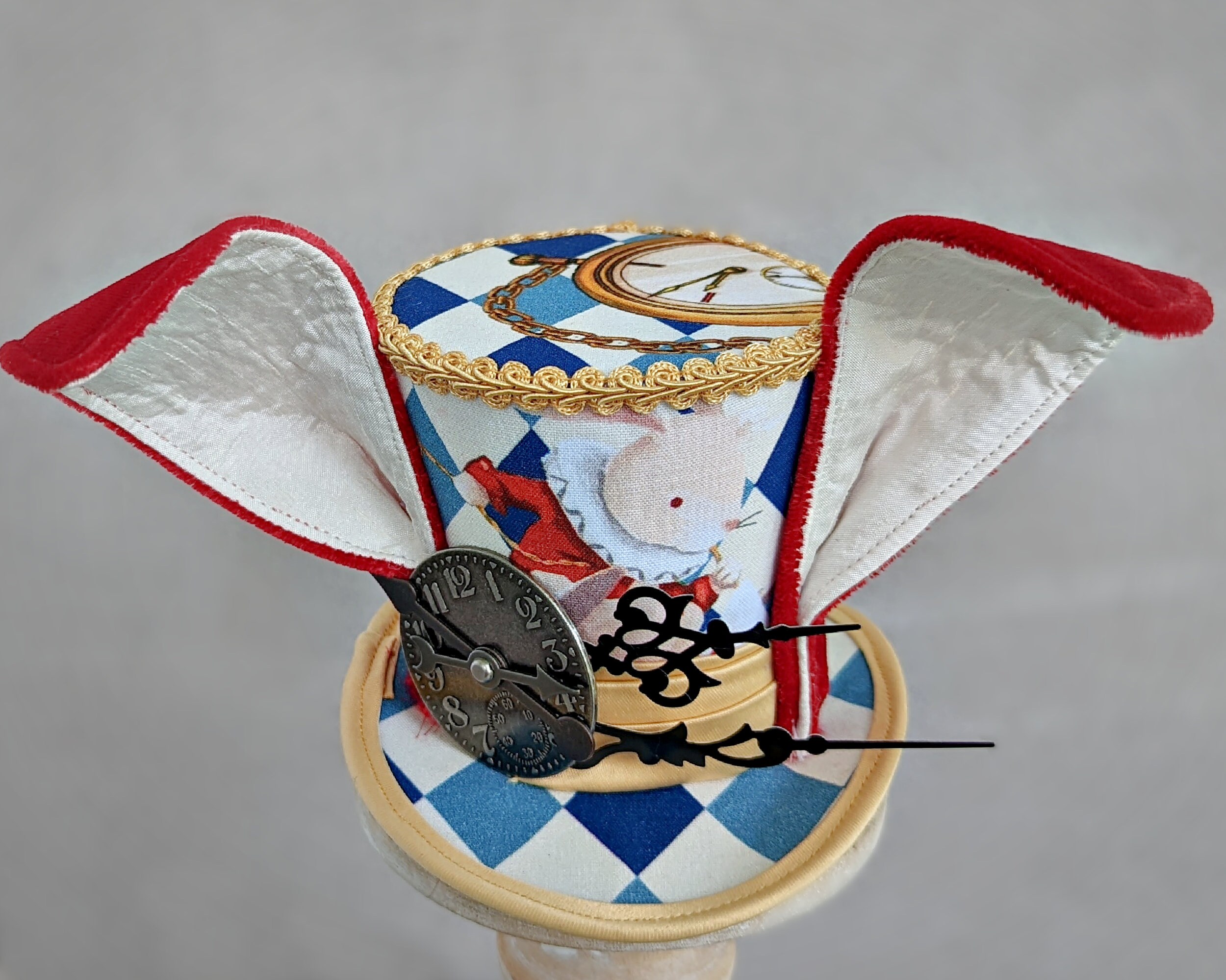 White Rabbit Mini Top Hat White Rabbit Costume Fascinator - Etsy Canada