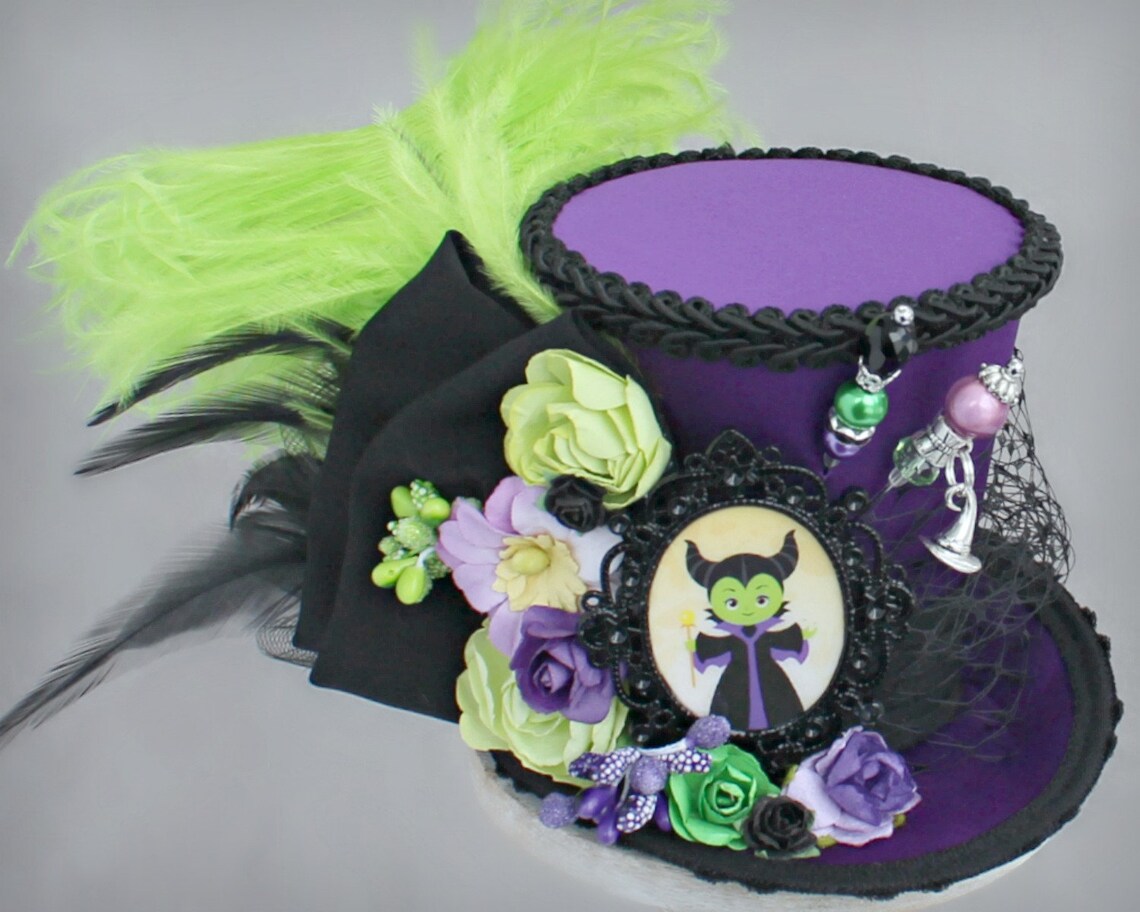 Evil Queen Mini Top Hat Evil Queen Costume Theme Parks Mini | Etsy