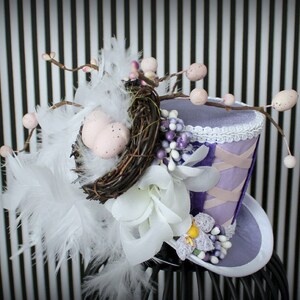 Purple Mini Top Hat Spring Mini Hat Easter Mini Hat | Etsy