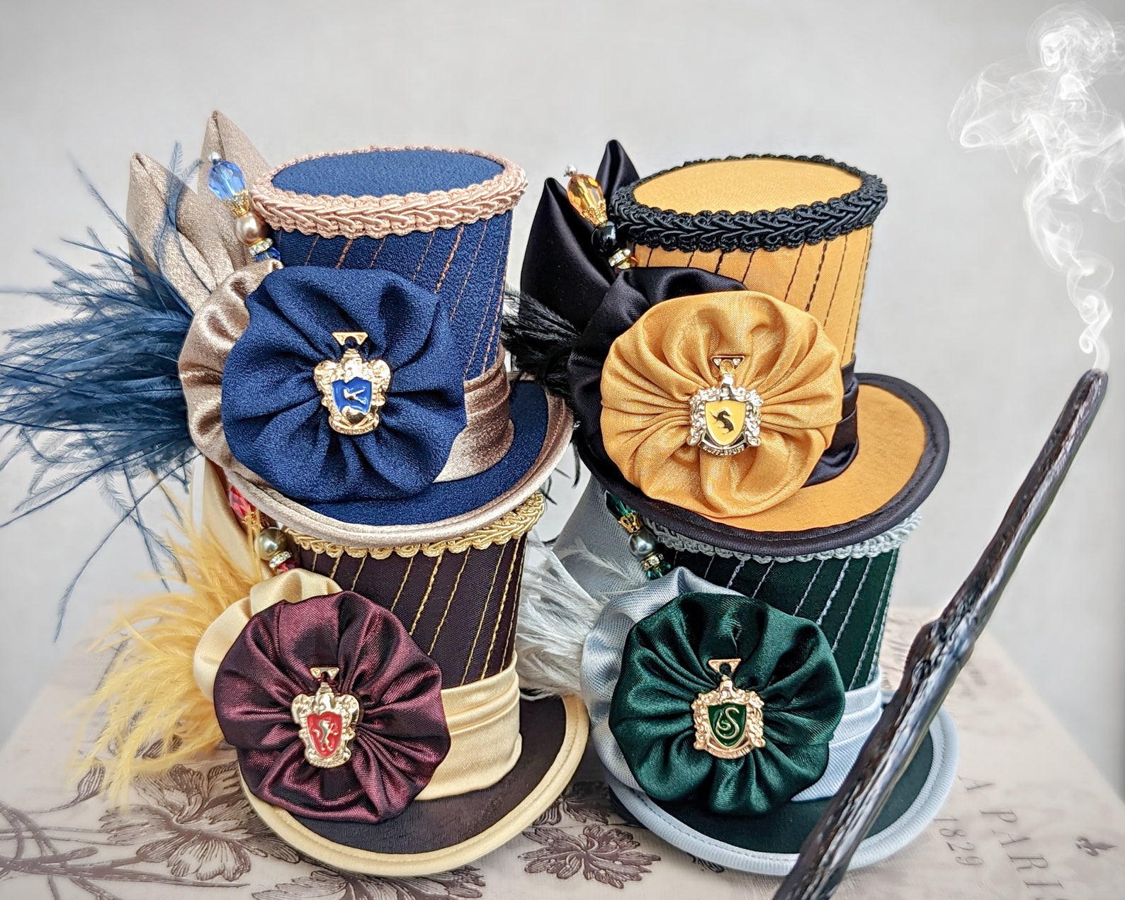 Wizard Mini Top Hat, Wizarding School Hat, Class Color Mini Top Hat ...