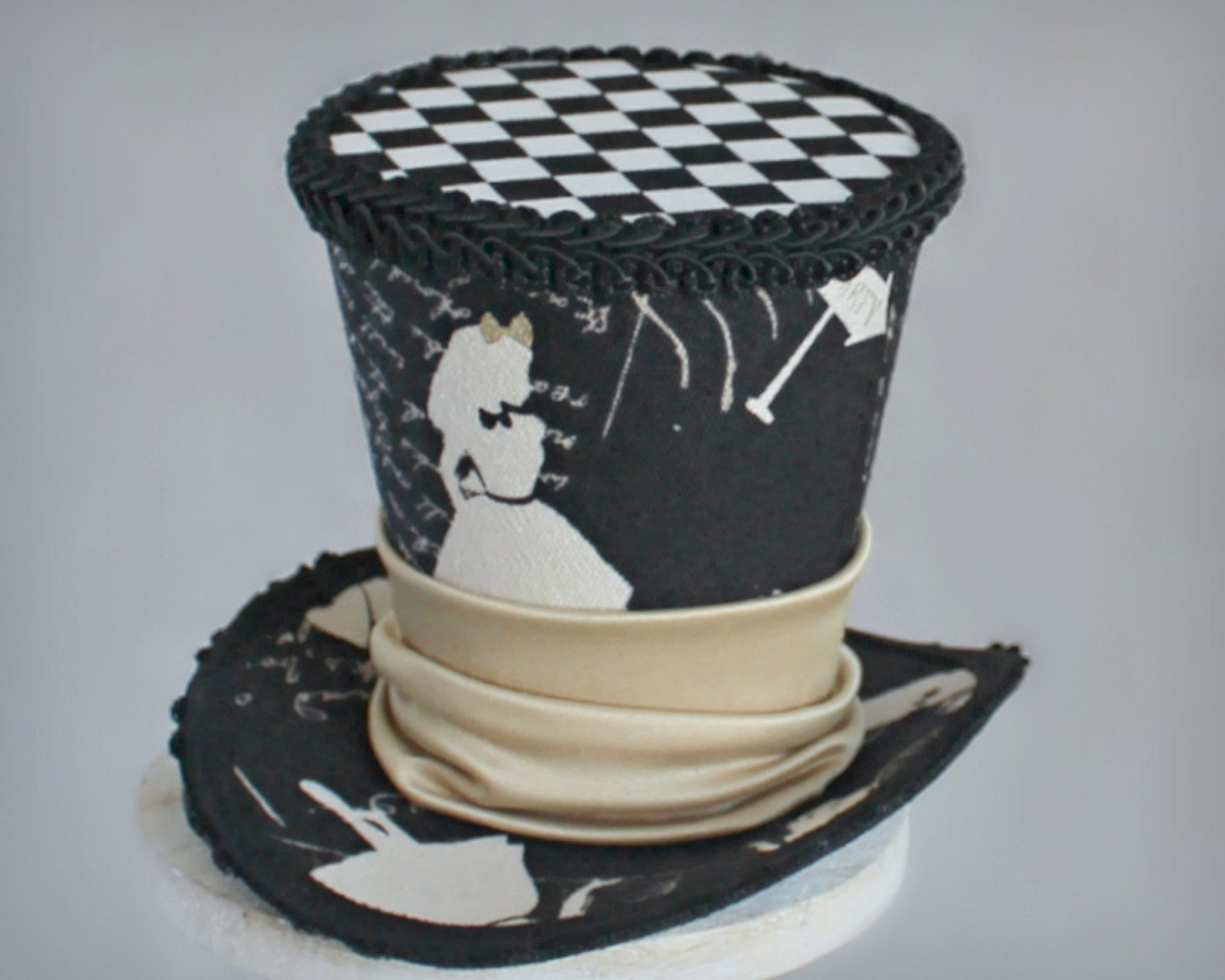 Alice Mini Top Hat Alice in Wonderland Mad Hatter Hat | Etsy Canada