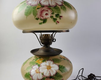 Antique Hand Painted 23 Hurricane Gone With the Wind Lamp - Etsy