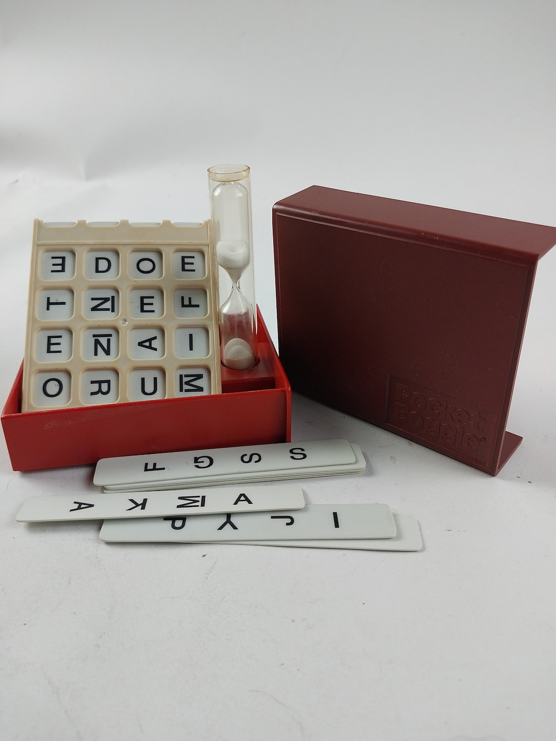 POCKET BOGGLE TRAVEL Game Vintage Car Game Granny Core Decor Mind ...