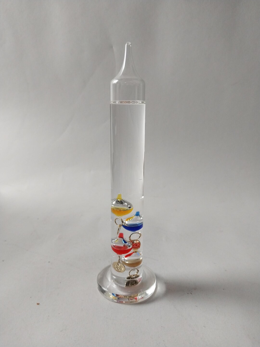 GALILEO THERMOMETER WEATHER Instruments 7in Tall 4 Sealed Degree ...