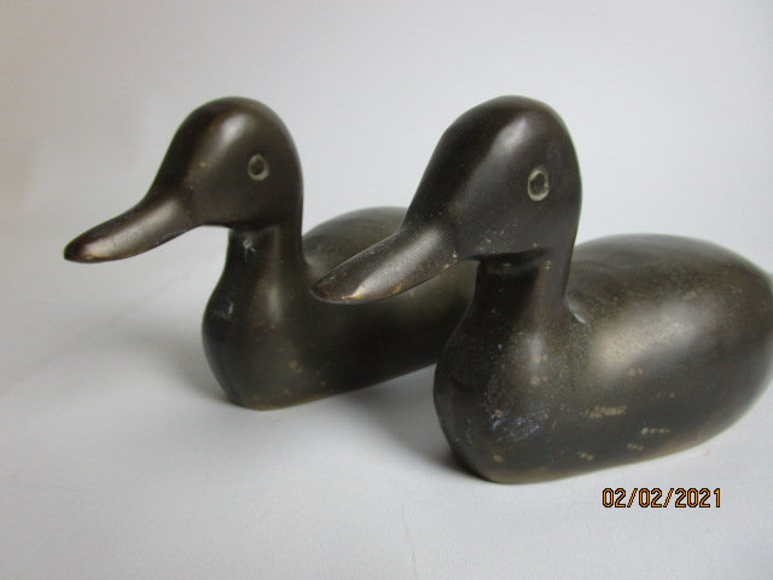 DUCKS Pair of Solid BRASS DUCKS Heavy 8 Inch Solid Brass - Etsy