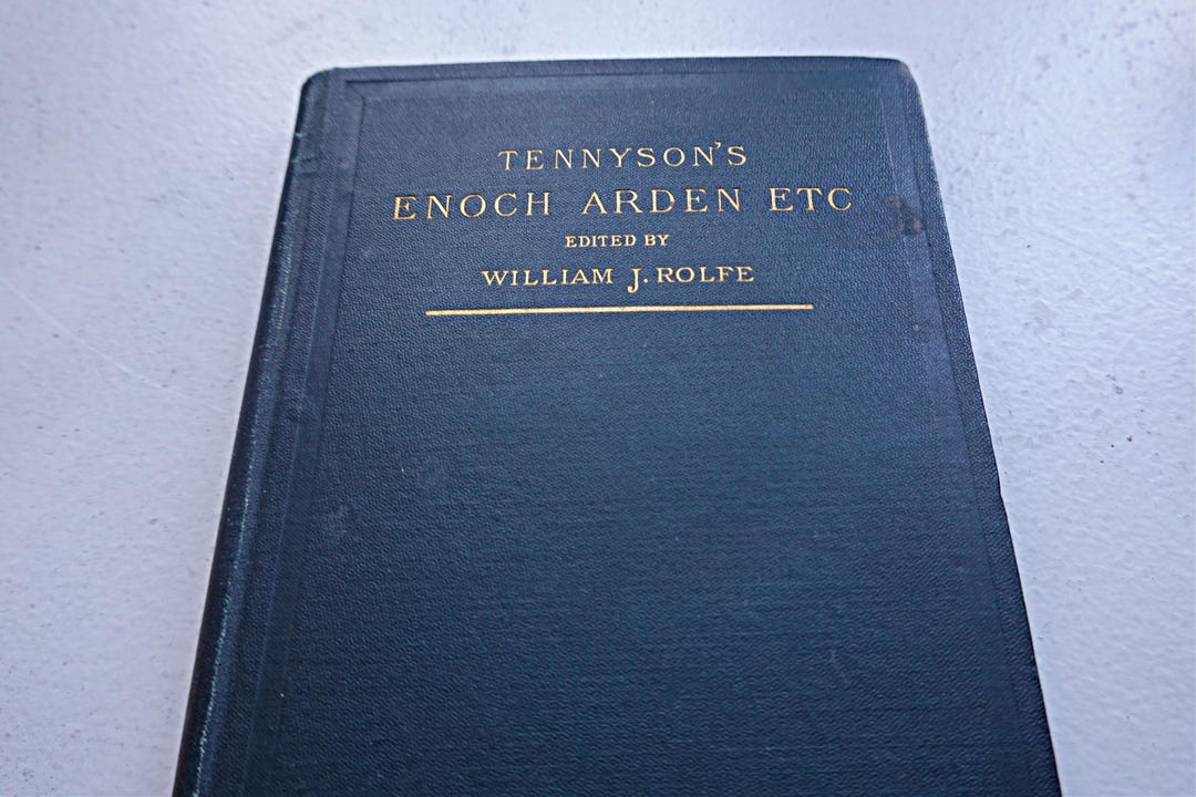 Tennyson's Enoch Arden Etc Book Edited by William Rolfe 1860, First ...