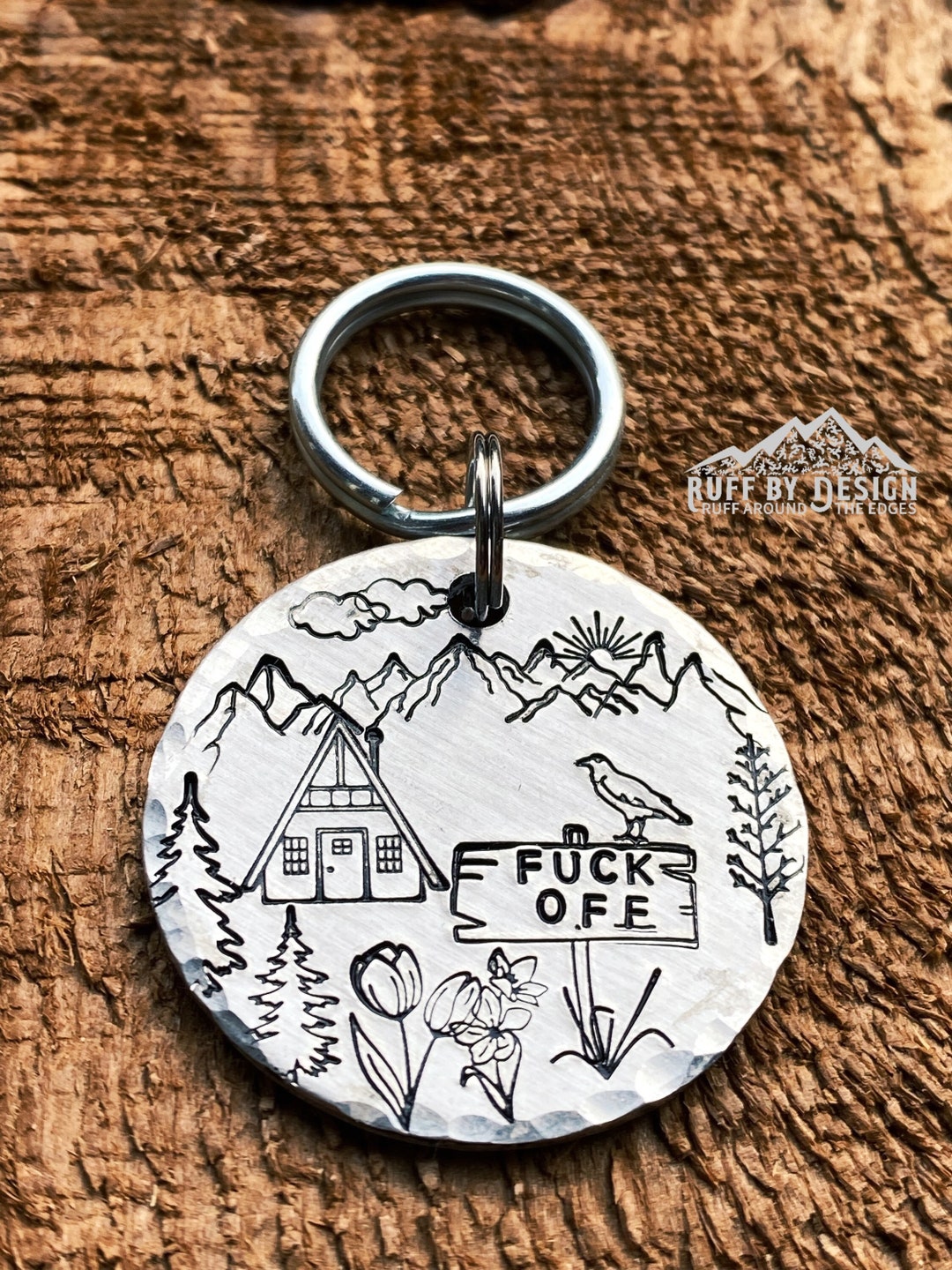 Funny Aluminum Key Tag Key Chain - Etsy