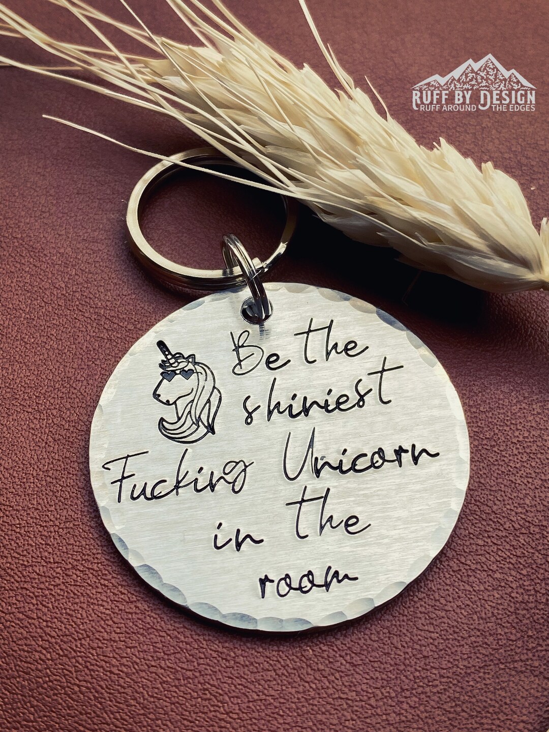 Shiniest Fing Unicorn Custom Hand Made Hand Stamped Naughty Novelty ...