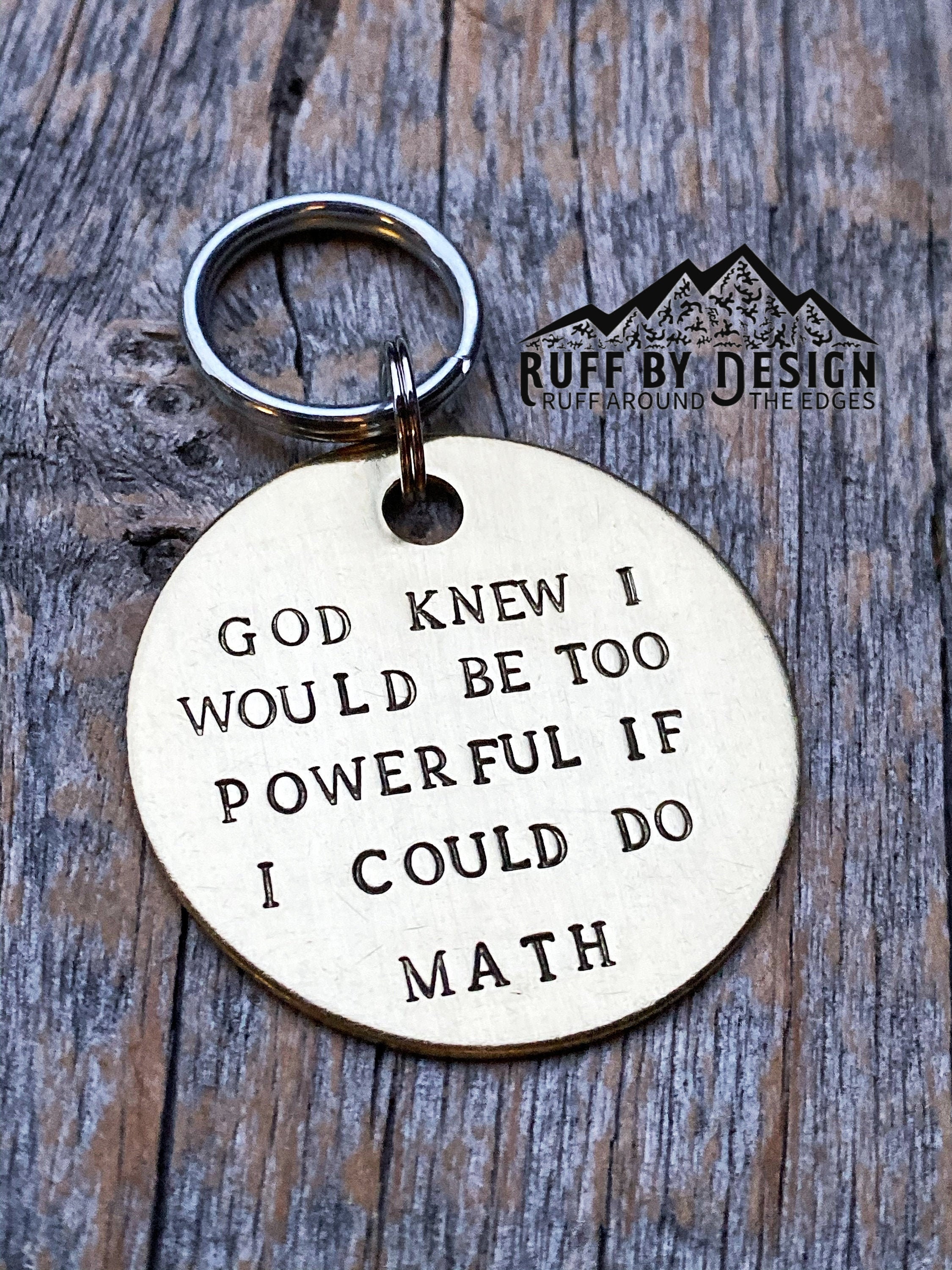 God Knew I'd Be Too Powerful If I Could Do Math Custom | Etsy