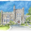 Duke University Chapel Watercolor Print - Etsy