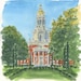 Baylor University, Pat Neff Hall Watercolor Print - Etsy
