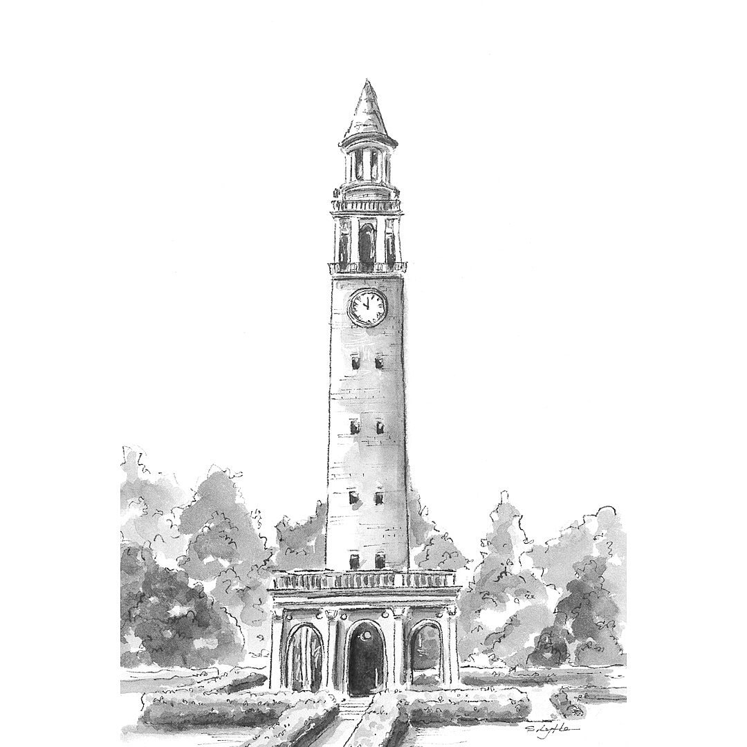 Morehead-patterson Bell Tower at the University of North Carolina ...