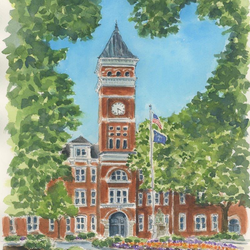 Clemson Art - Etsy