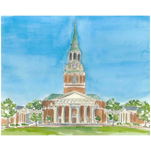 Wait Chapel at Wake Forest University Winston Salem North - Etsy
