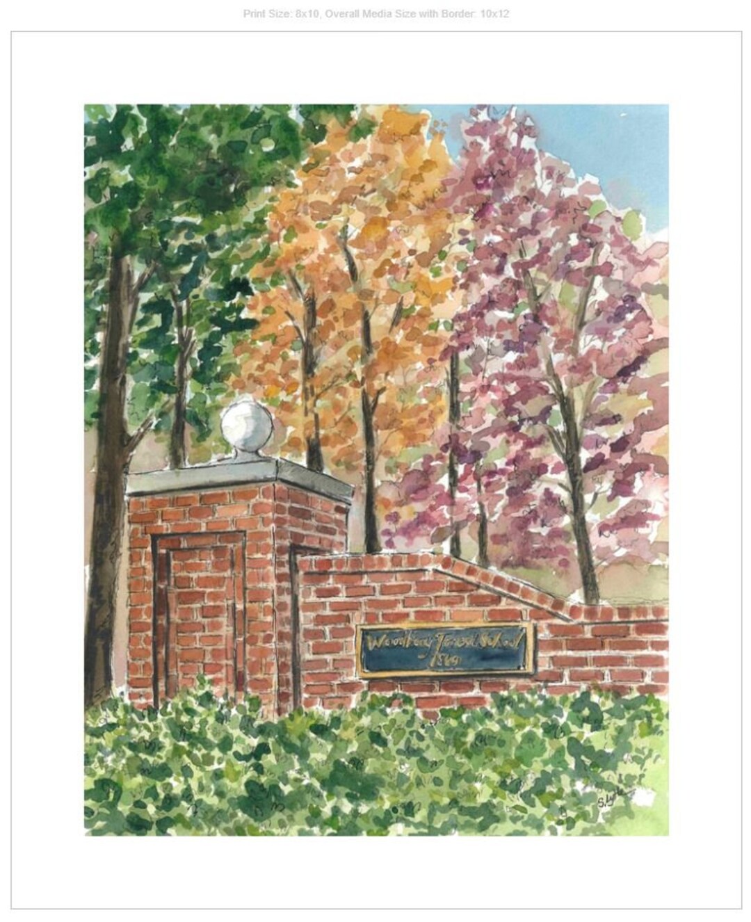 Woodberry Forest School Gate - Etsy
