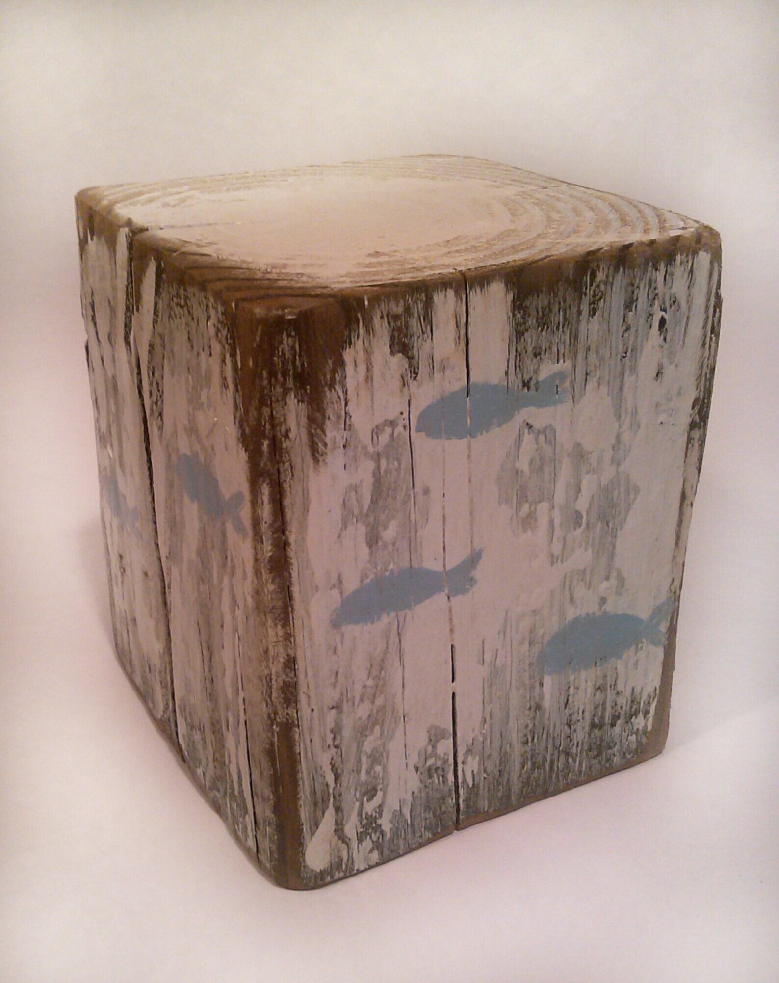 Mermaid Block Wooden Block Painted Block Nautical Decor - Etsy