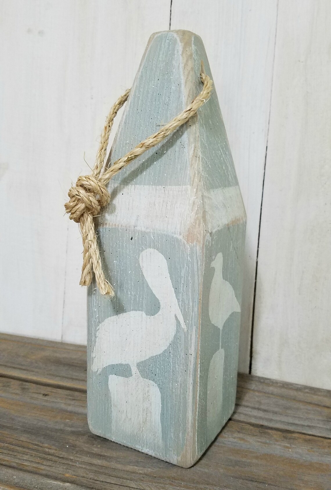 Coastal Bird Buoy Wooden Buoy Painted Buoy Lobster Buoy | Etsy