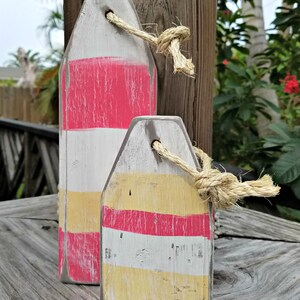 DIY - How to Paint Wood Buoy Kit - Four Sets - Eight Buoys - Wood Buoy ...