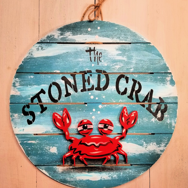 Crab Sign - Etsy