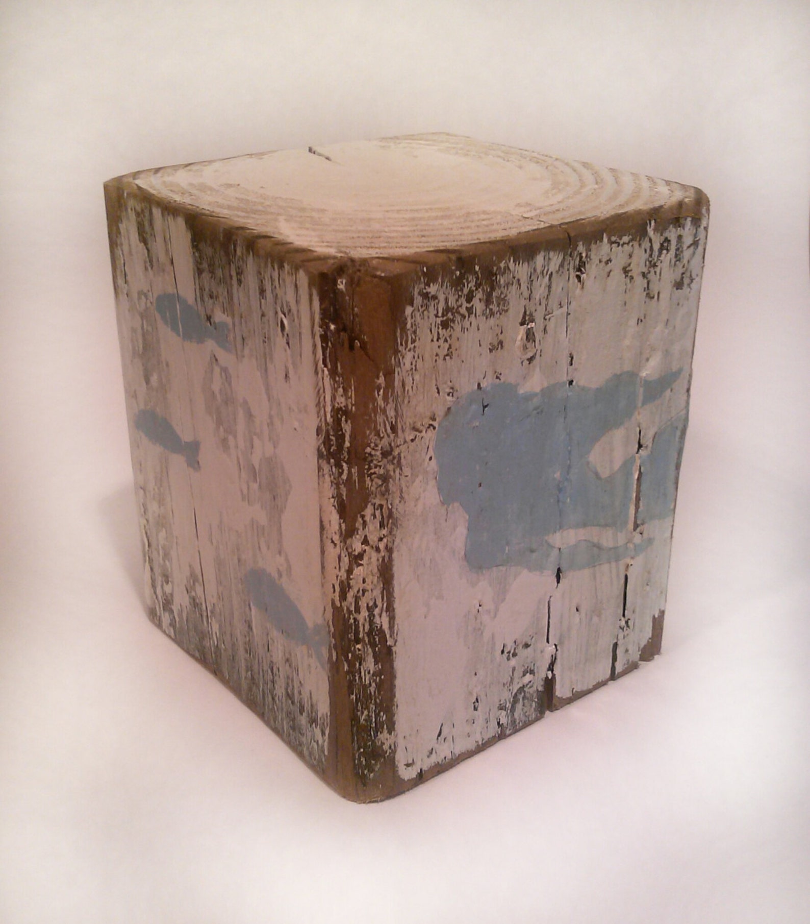 Mermaid Block Wooden Block Painted Block Nautical Decor - Etsy