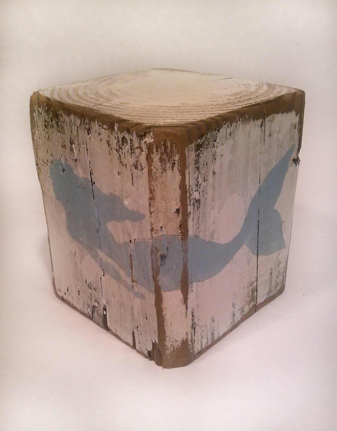 Mermaid Block Wooden Block Painted Block Nautical Decor - Etsy