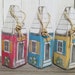 Wooden Beach House Buoy - Rustic Finish Hand Painted With Bright Beach ...