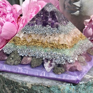Powerful Orgonite® Orgone Pyramid X Large Relieve Stress/anxiety FREE ...