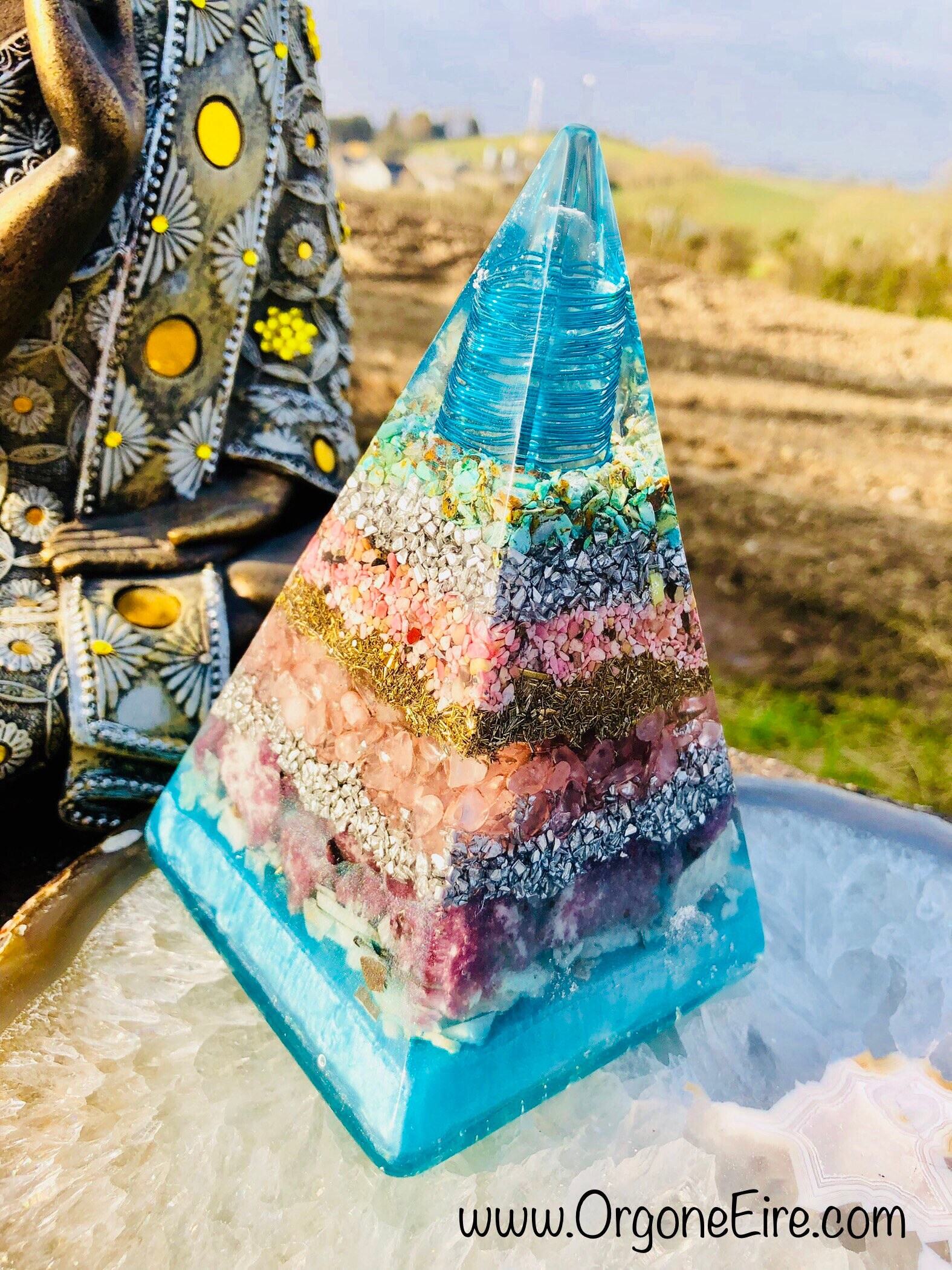 Powerful X Large 3.5 X 6 Inches Orgone Orgonite® Pyramid - Etsy UK