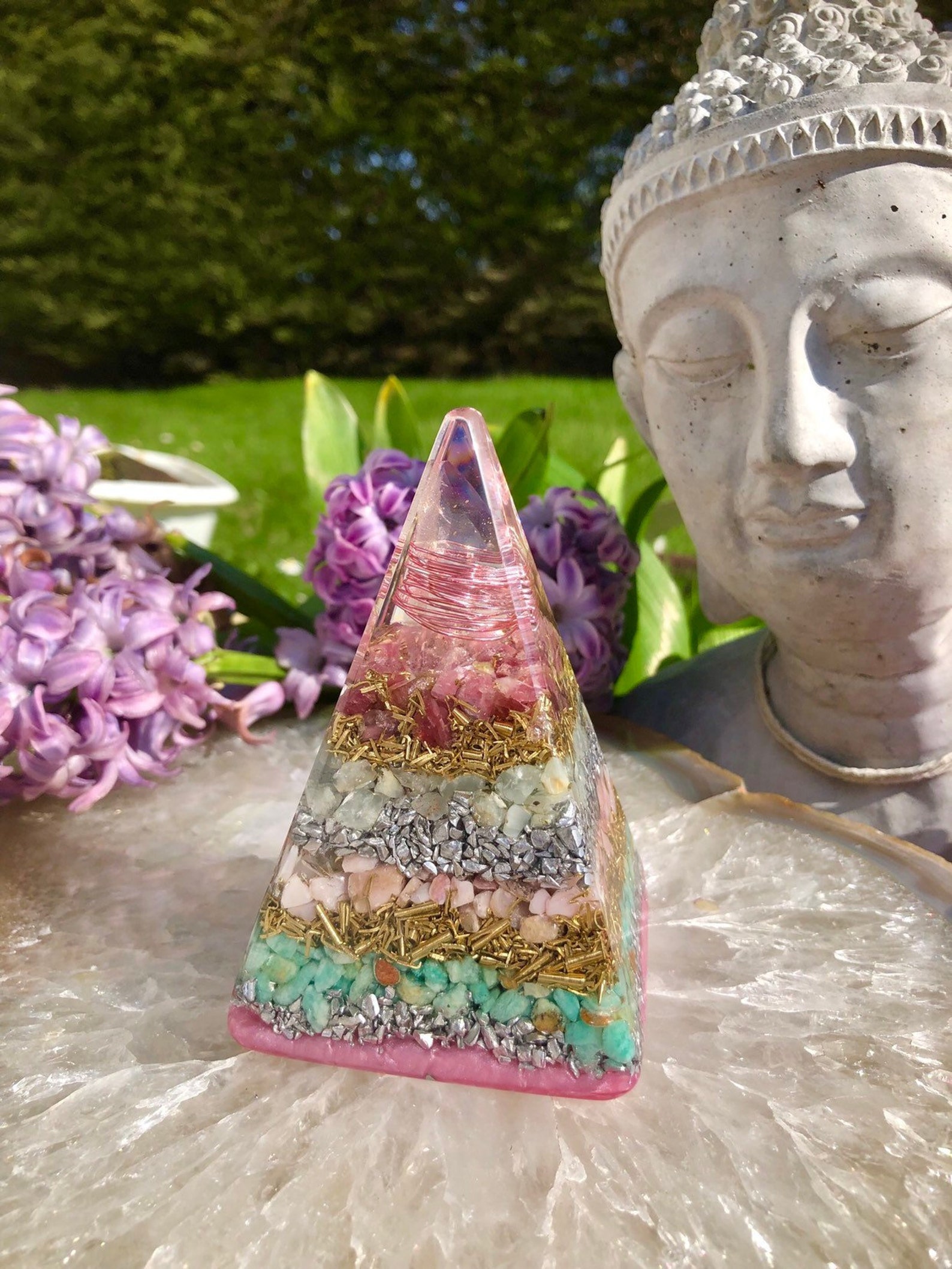 Powerful Orgonite® Orgone Pyramid medium 2.75 X 4.25 - Etsy UK