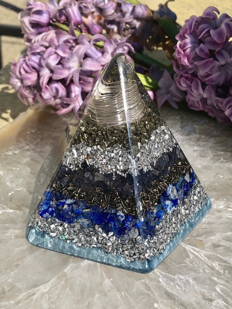 Powerful medium 4 X 4 Inches Orgone Orgonite® Pyramid - Etsy UK