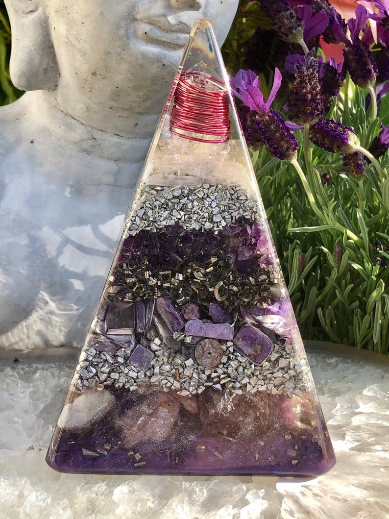 Powerful Orgonite® Orgone Pyramid XL 3.5 x 6 inches | Etsy