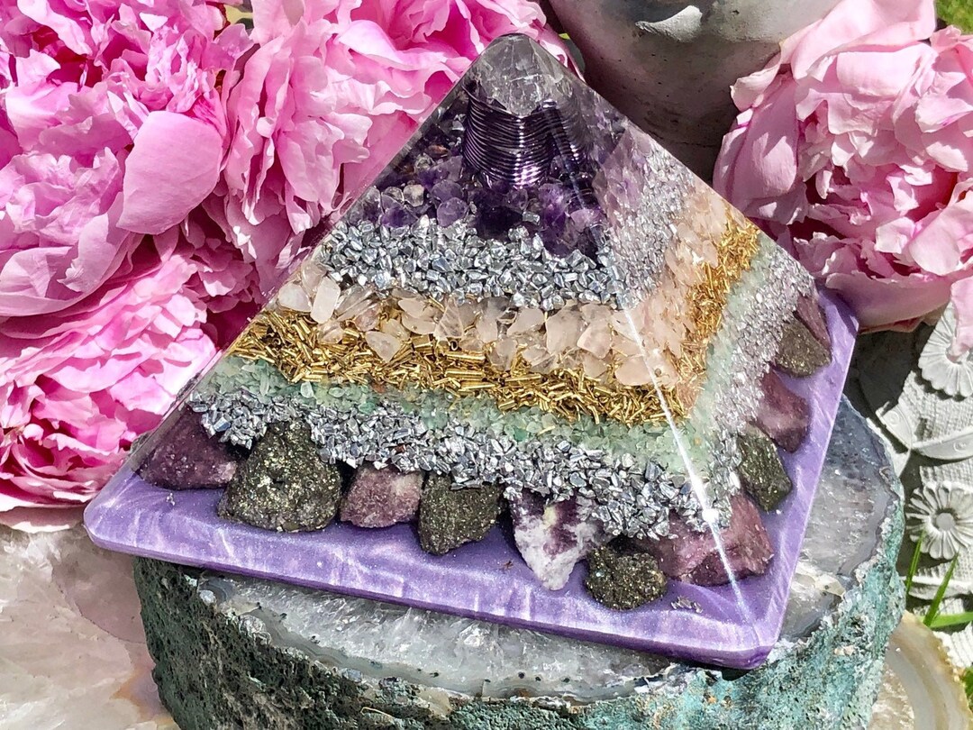 Powerful Orgonite® Orgone Pyramid X Large Relieve Stress/anxiety FREE ...