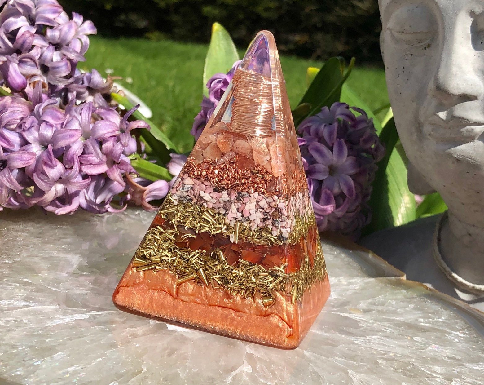 Powerful Orgone Pyramid medium 2.75 X 4.5 Inches - Etsy UK