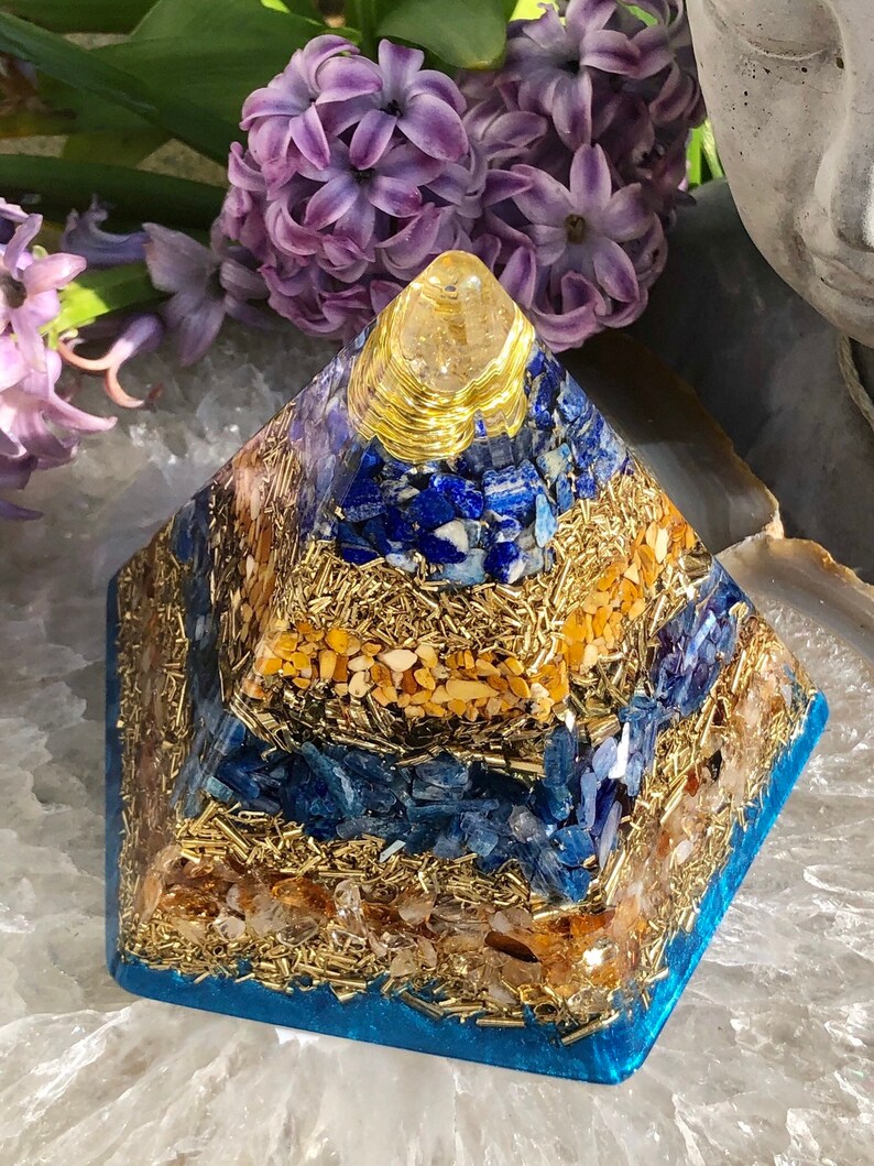 Powerful XL 5 X 5.25 Inches Orgone Orgonite® Pyramid - Etsy UK