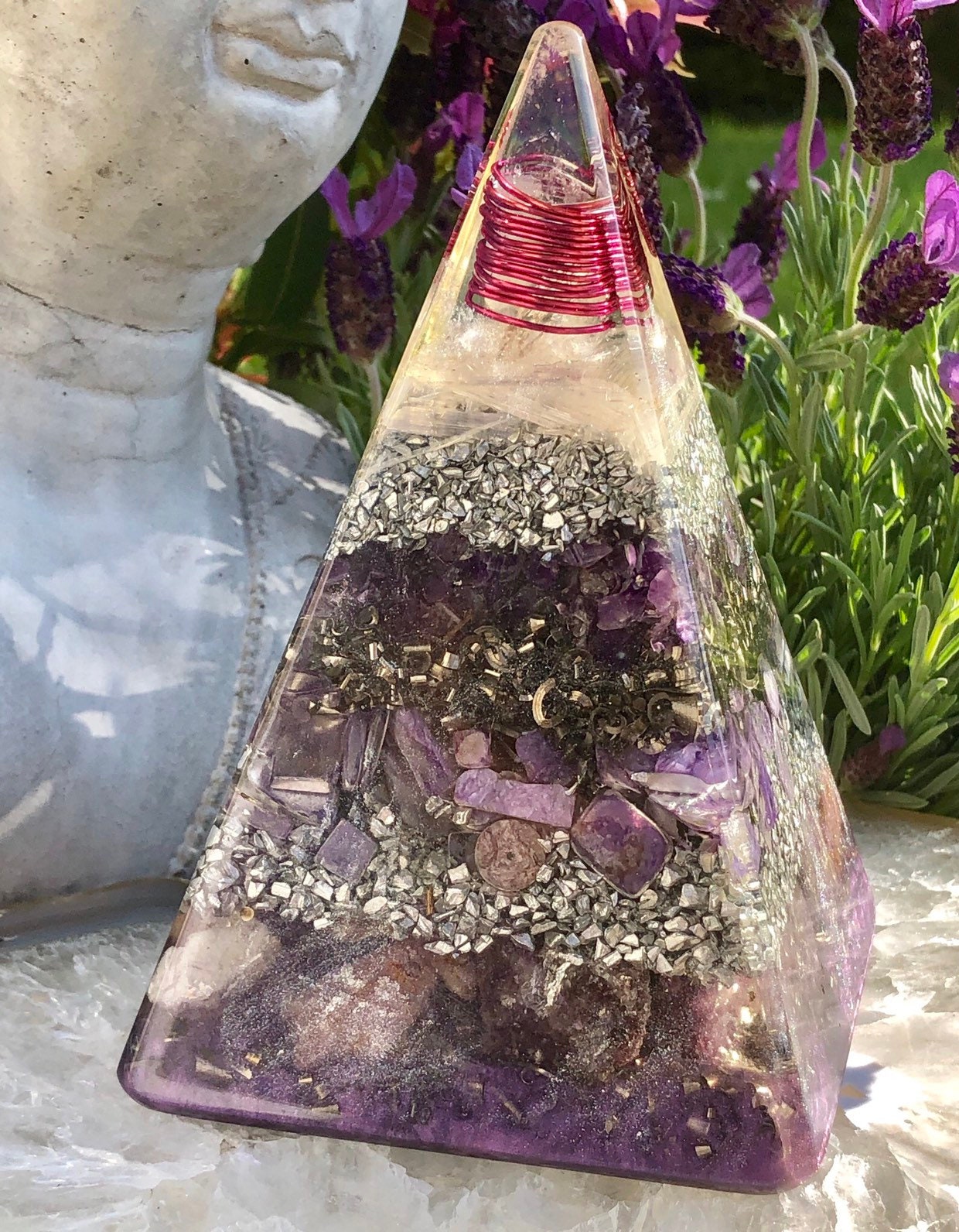 Powerful Orgonite® Orgone Pyramid XL 3.5 x 6 inches | Etsy