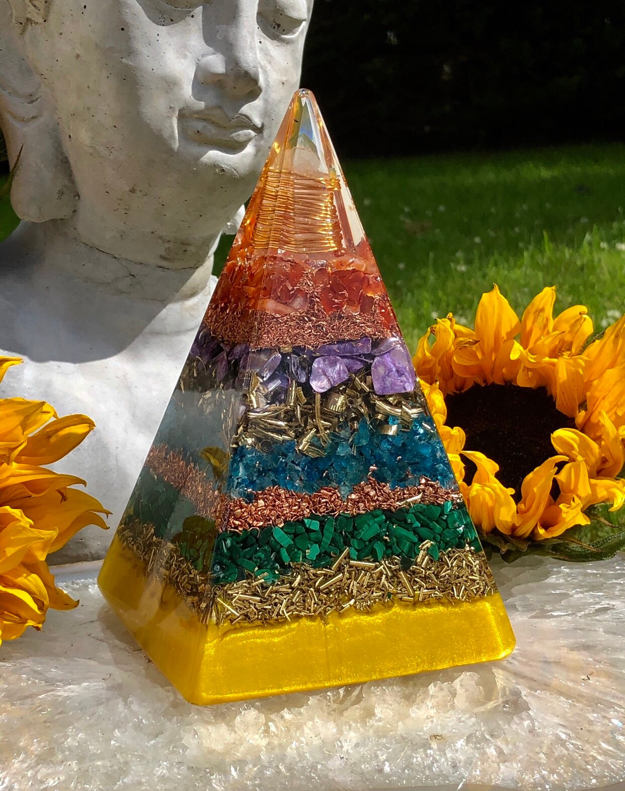 Powerful Orgonite® Orgone Pyramid X Large 3.5 x 6 inches | Etsy