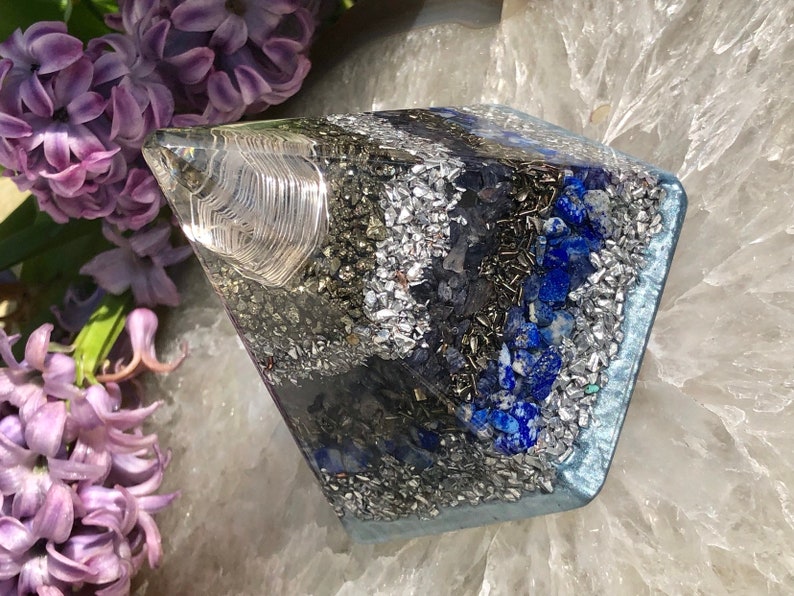 Powerful medium 4 X 4 Inches Orgone Orgonite® Pyramid - Etsy UK