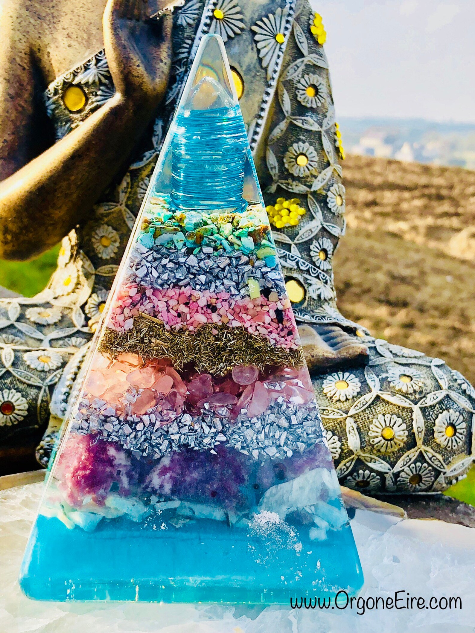 Powerful X Large 3.5 X 6 Inches Orgone Orgonite® Pyramid - Etsy UK