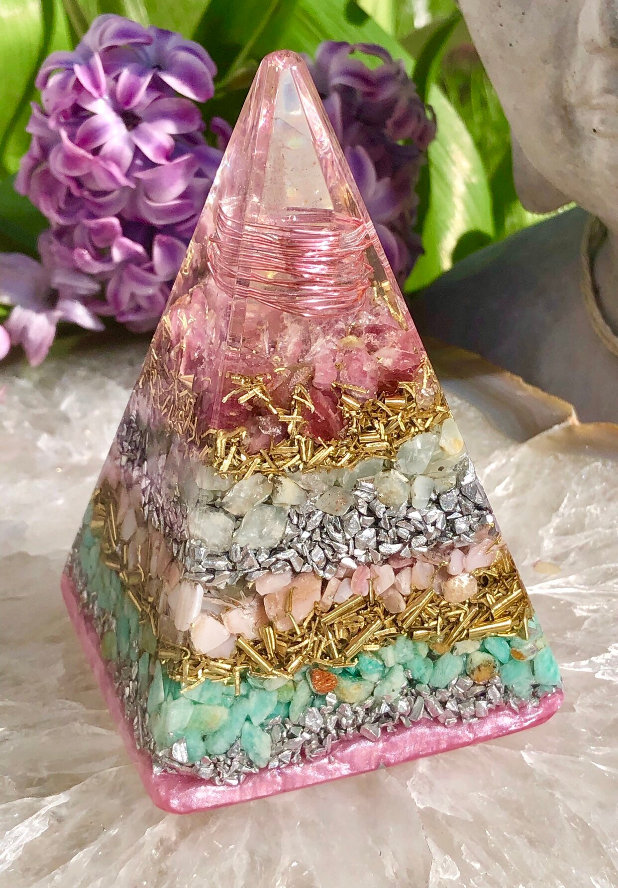 Powerful Orgonite® Orgone Pyramid medium 2.75 X 4.25 - Etsy UK