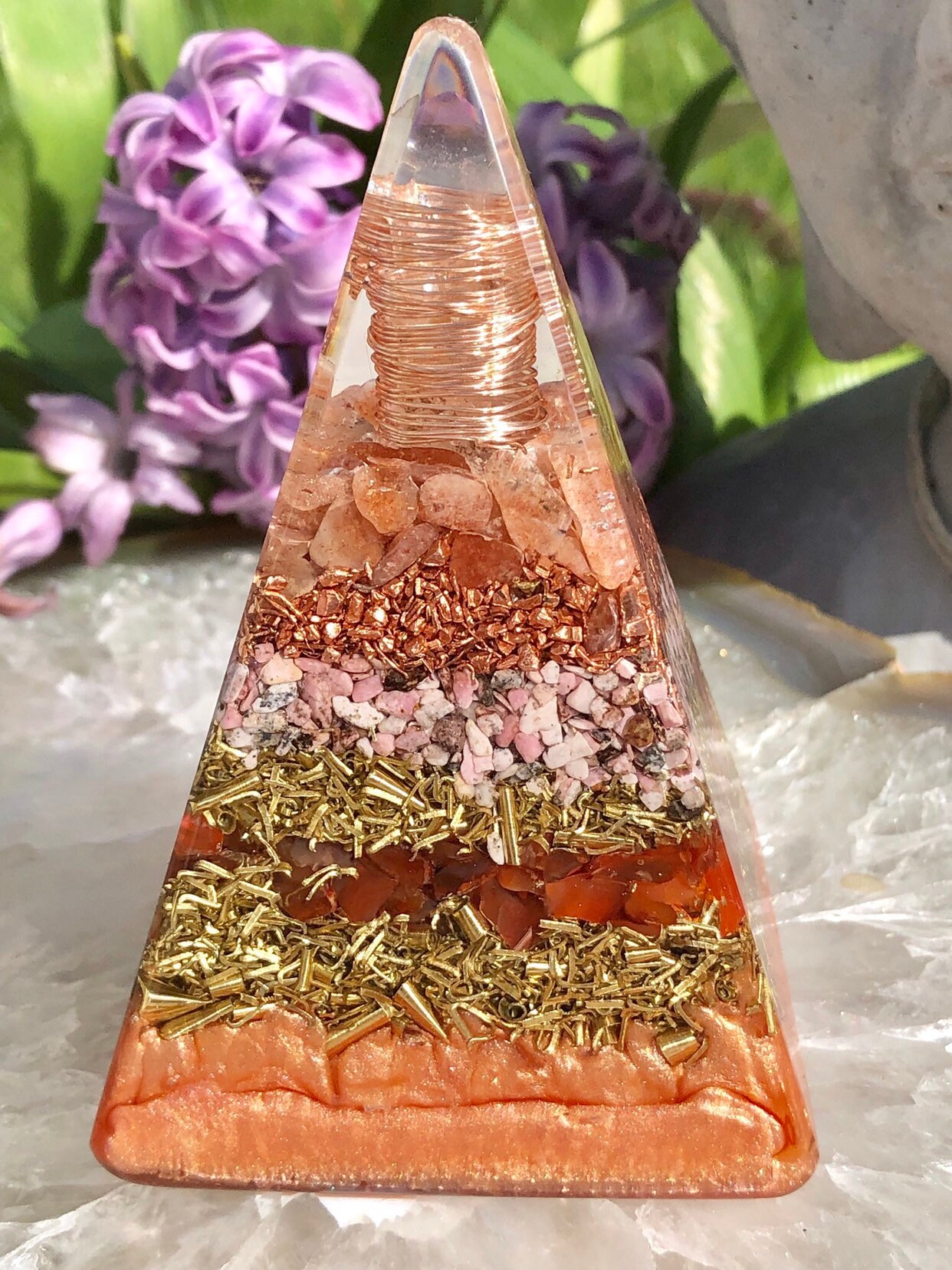 Powerful Orgone Pyramid medium 2.75 X 4.5 Inches - Etsy UK